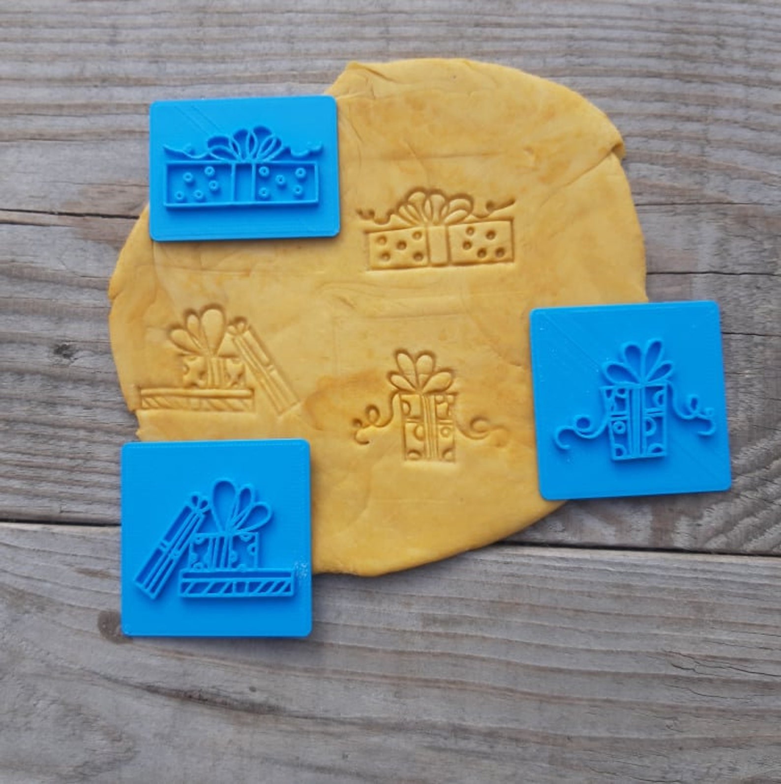 Christmas Gifts Embosser Stamp Christmas Gift Stamp for - Etsy