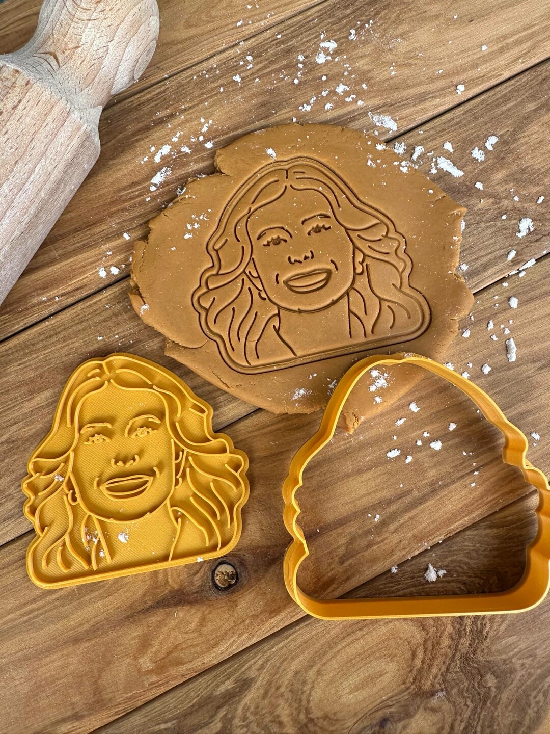 Custom Portrait Cookie Cutter, Custom Face Cookie Cutter, Personalized ...