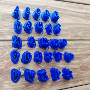 Mini Tiny Alphabet Letters Polymer Clay Cutter, Miniature English ...