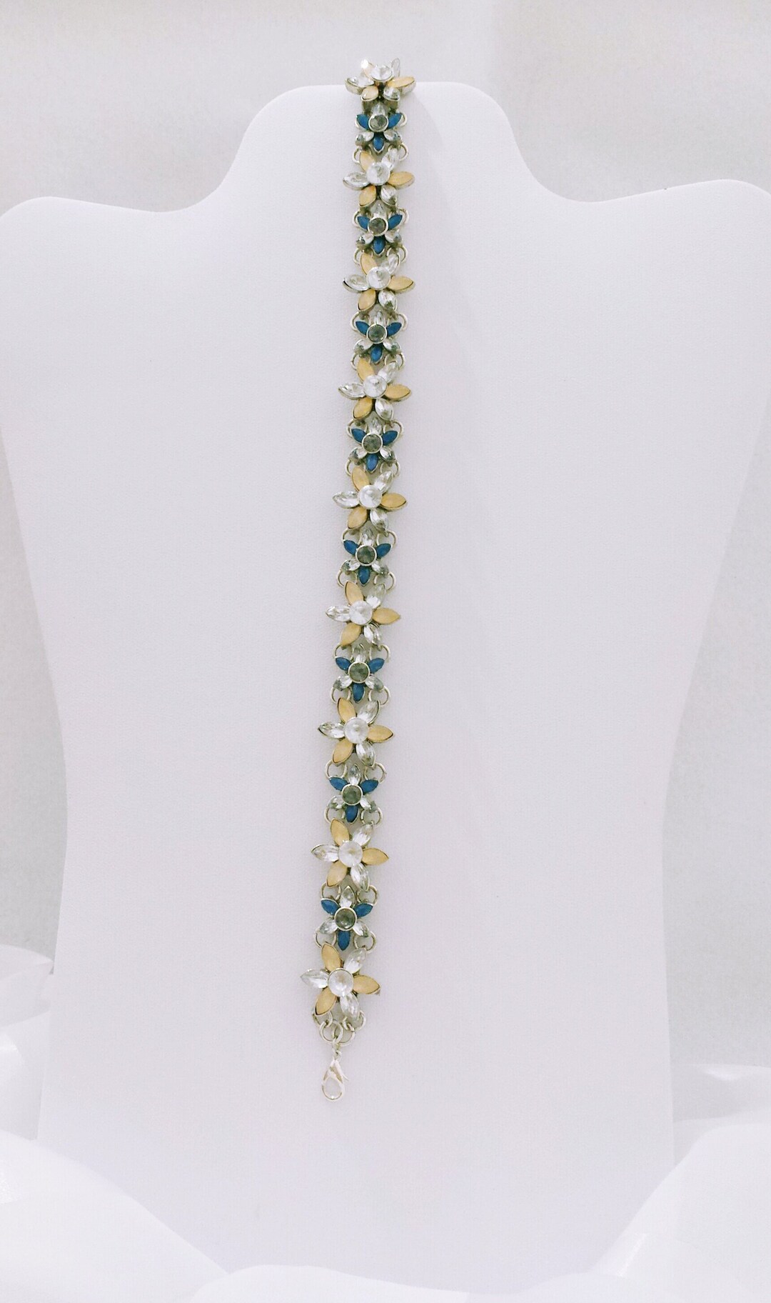 Collier court/chocker avec cristaux et émails - Etsy France