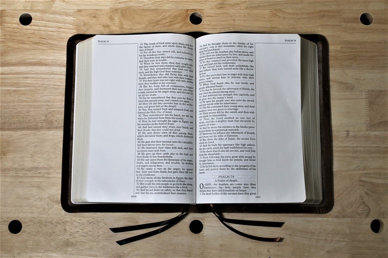 KJV Journaling Bible Rustic Leather - Etsy Canada