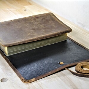 KJV Journaling Bible - Rustic Leather - Etsy