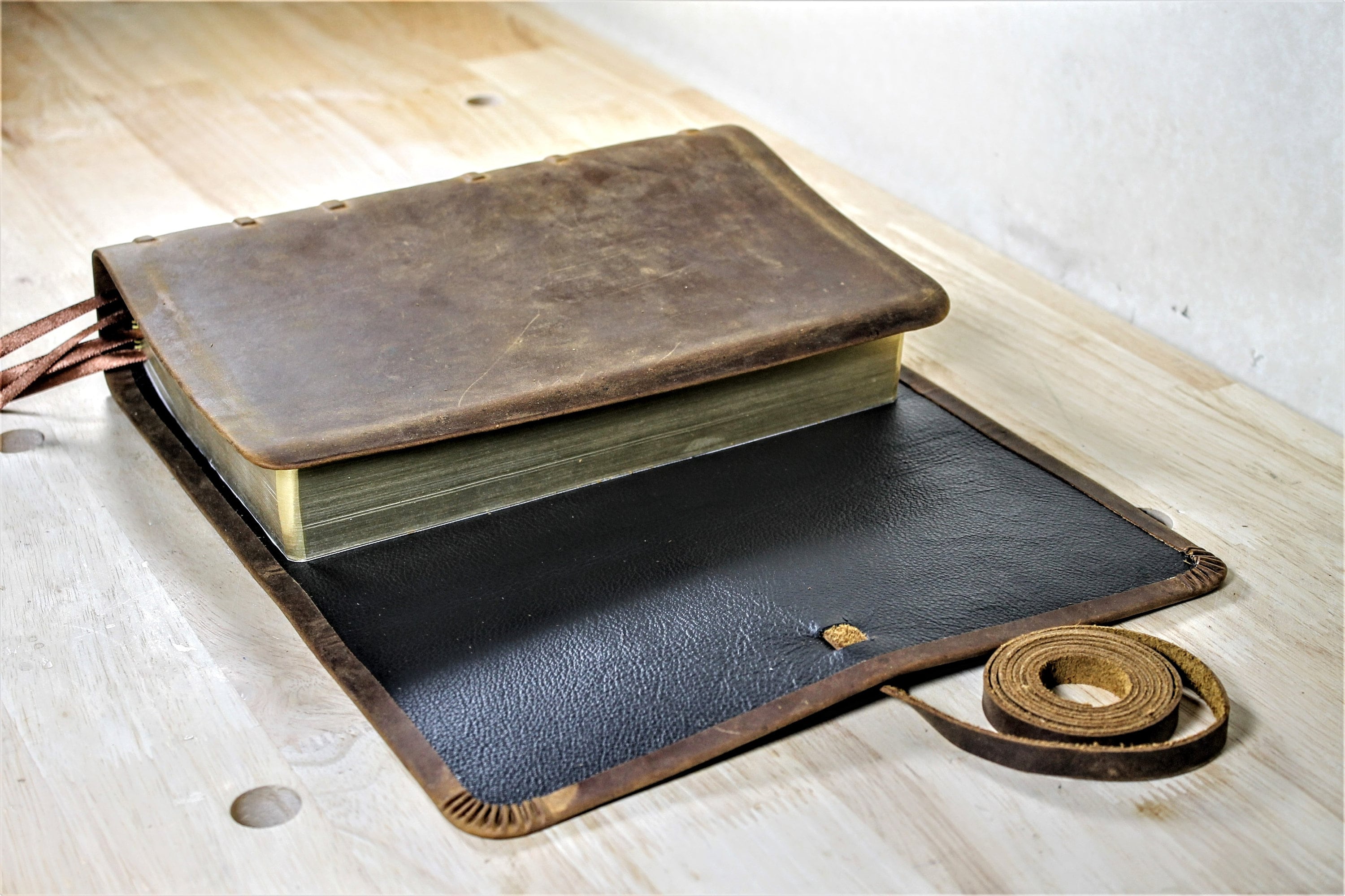 KJV Journaling Bible - Rustic Leather - Etsy Canada