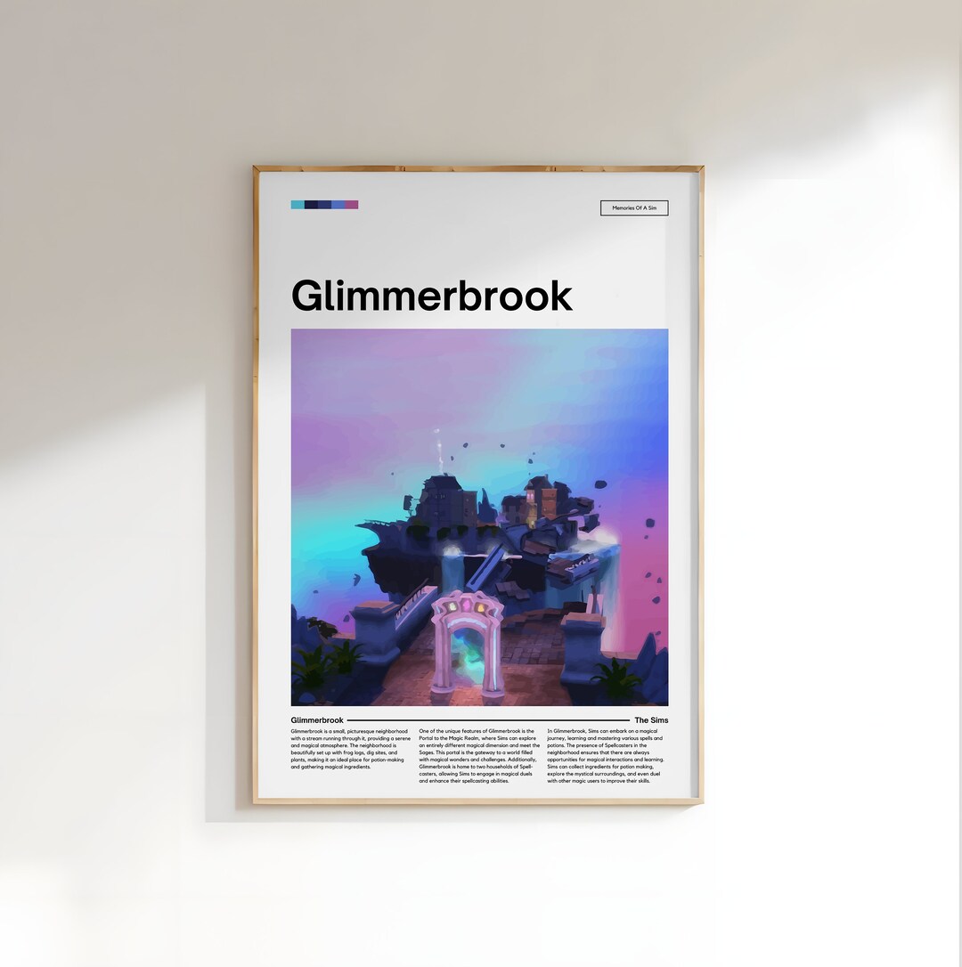The Sims 4 Glimmerbrook Digital Download | Memories of a Sim |minimal ...