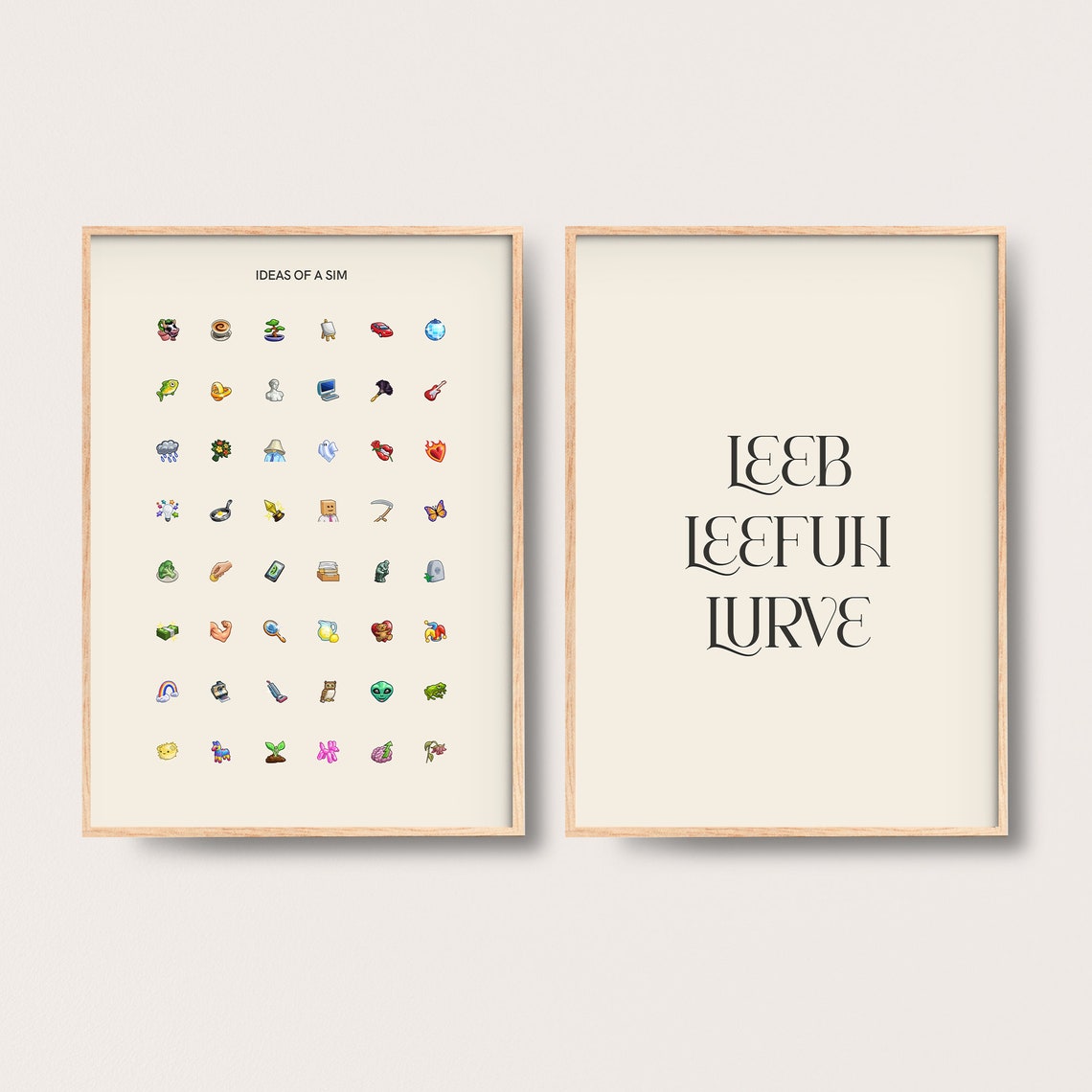 The Sims 4 Ideas Digital Download | Ideas of a Sim | Minimal Game Art ...