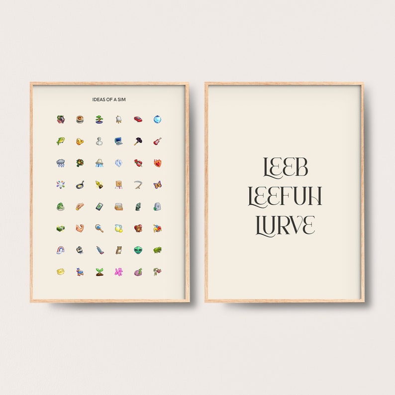 The Sims 4 Ideas Digital Download | Ideas of a Sim | Minimal Game Art ...