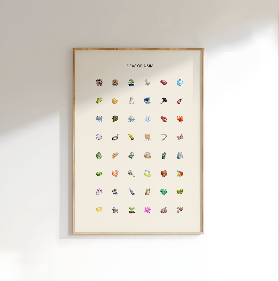 The Sims 4 Ideas Digital Download | Ideas of a Sim | Minimal Game Art ...