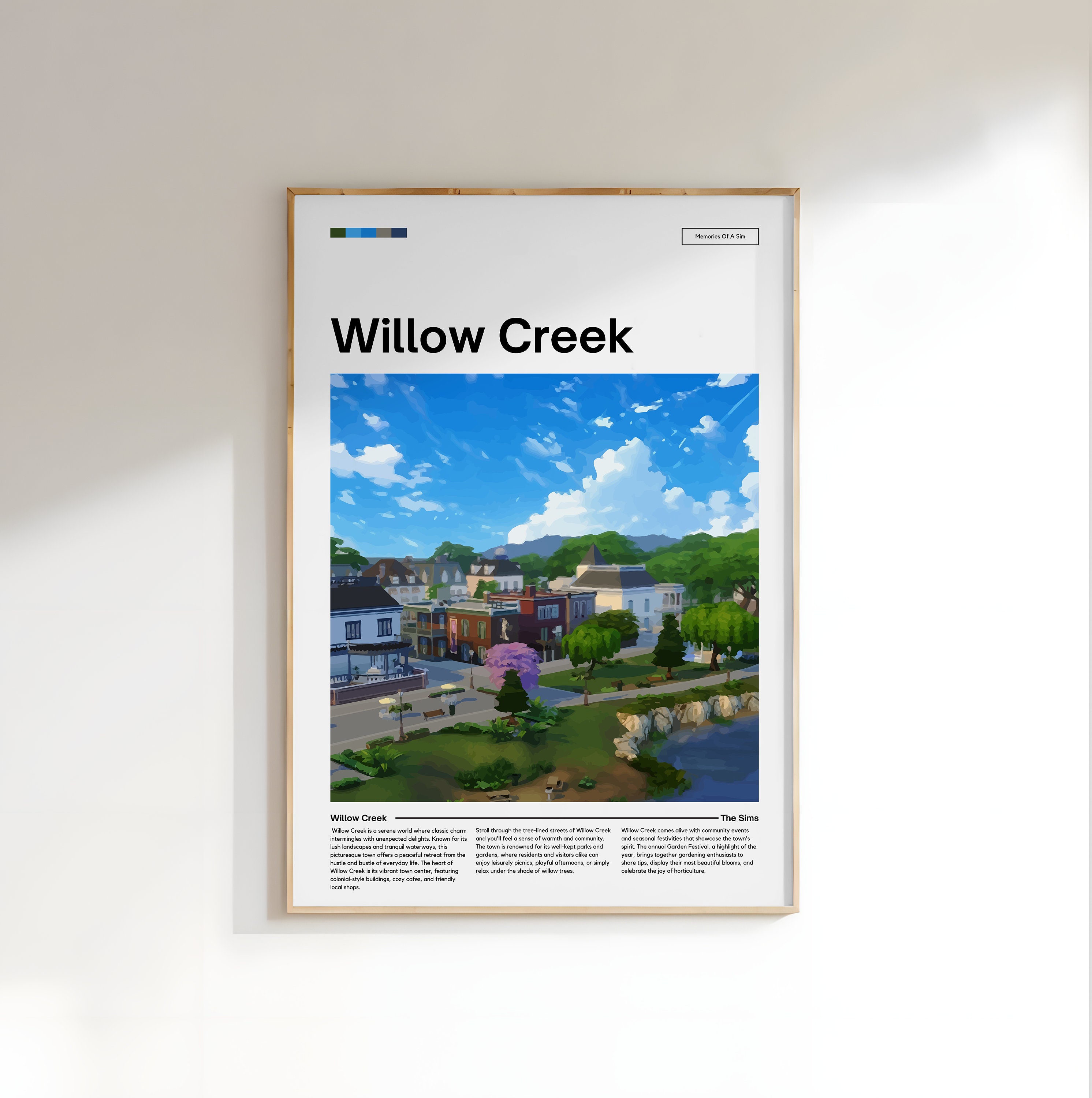 The Sims 4 Willow Creek Digital Download Memories of a Sim minimal Game ...