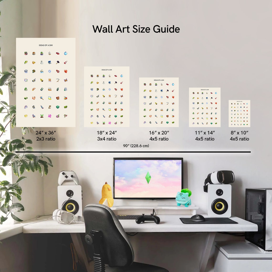 The Sims 4 Ideas Digital Download | Ideas of a Sim | Minimal Game Art ...