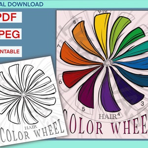 Hair Stylist - Color Theory - Lesson Plan - Coloríng Pages ...
