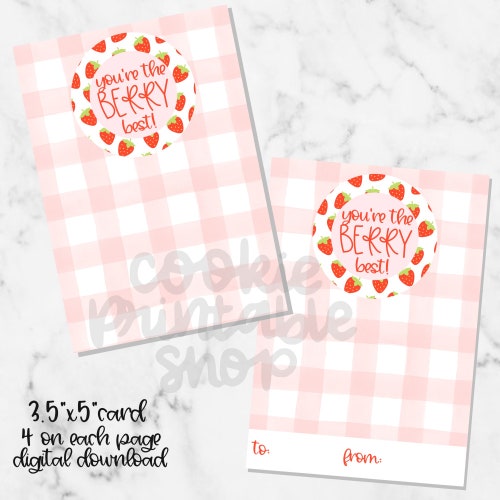 Printable Valentine's Day Cookie Tag Beep Beep Beep | Etsy
