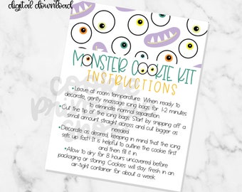 Monster Kit Printable - Etsy