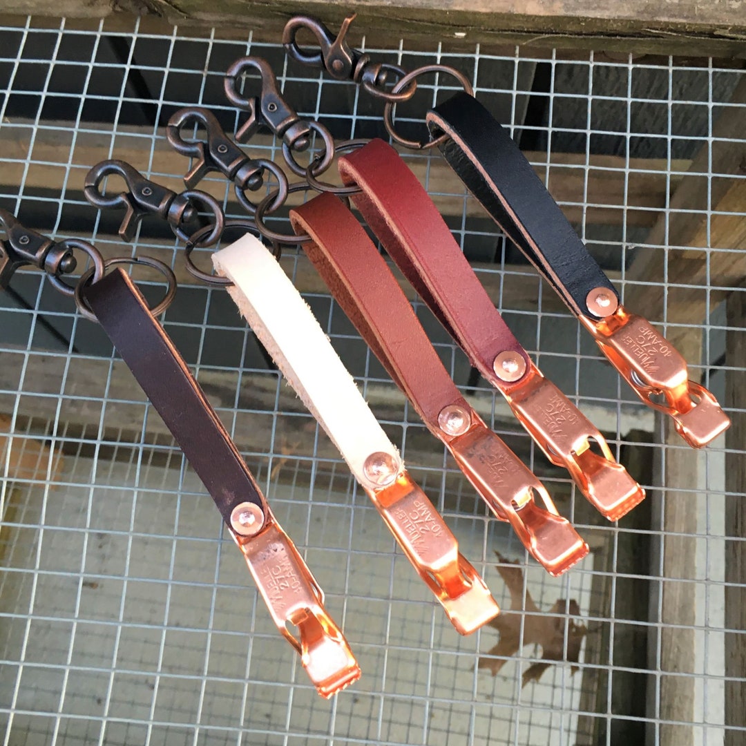 Leather Work Glove Clamp & Clip-copper-leather Glove Clip-belt Loop ...