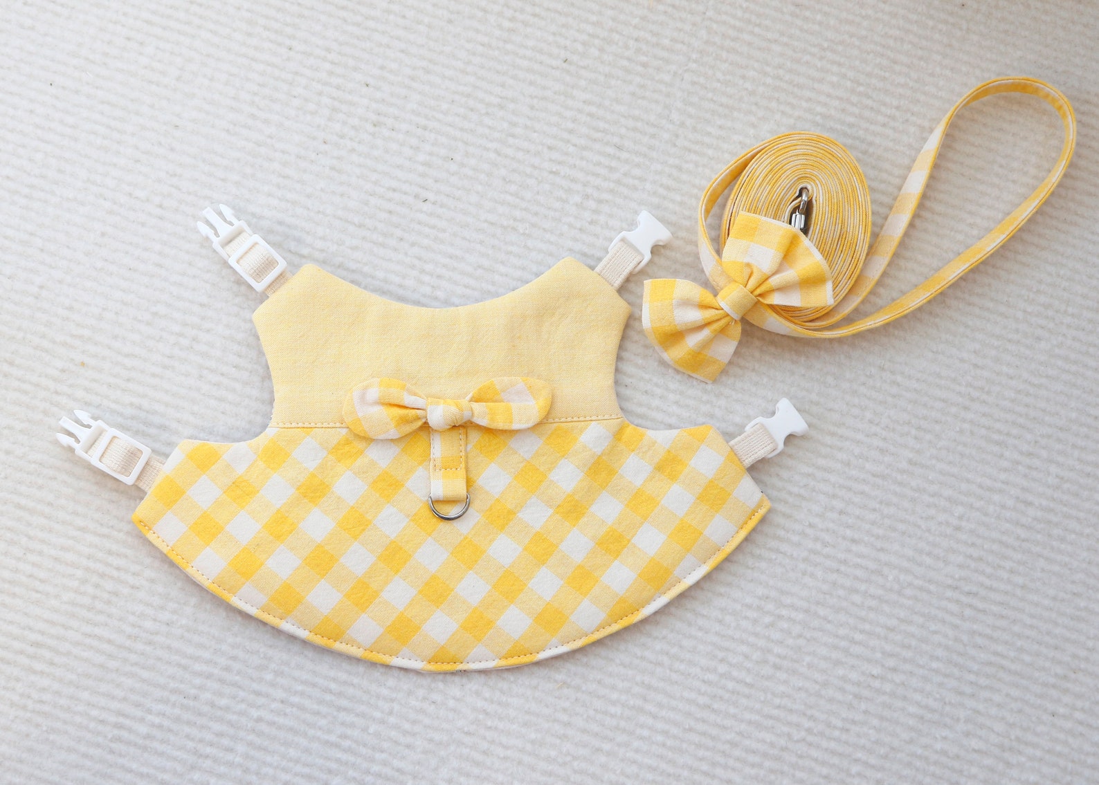 Check Ribbon Harness for Only Rabbit vest - Etsy