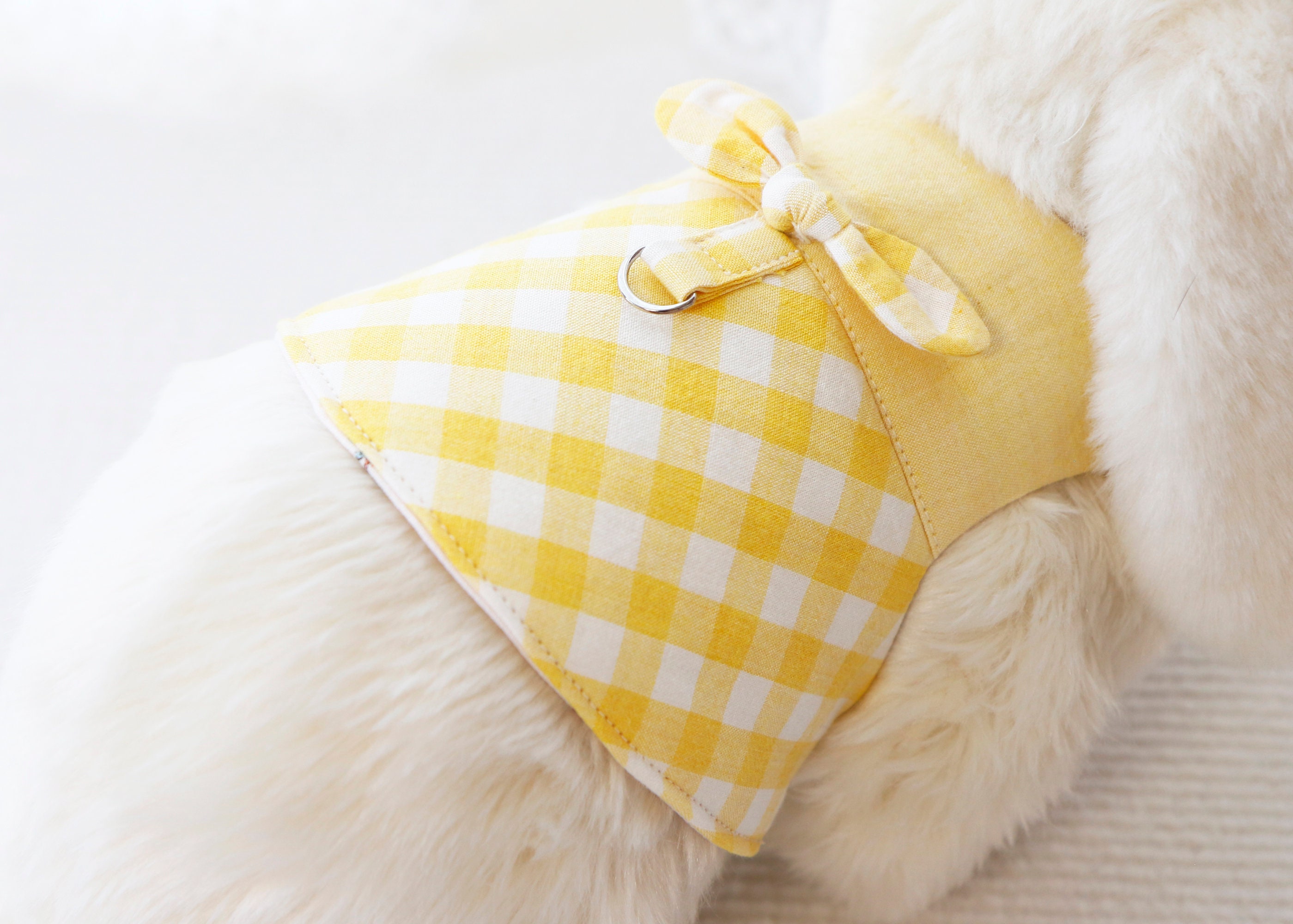 Check Ribbon Harness for Only Rabbit vest - Etsy