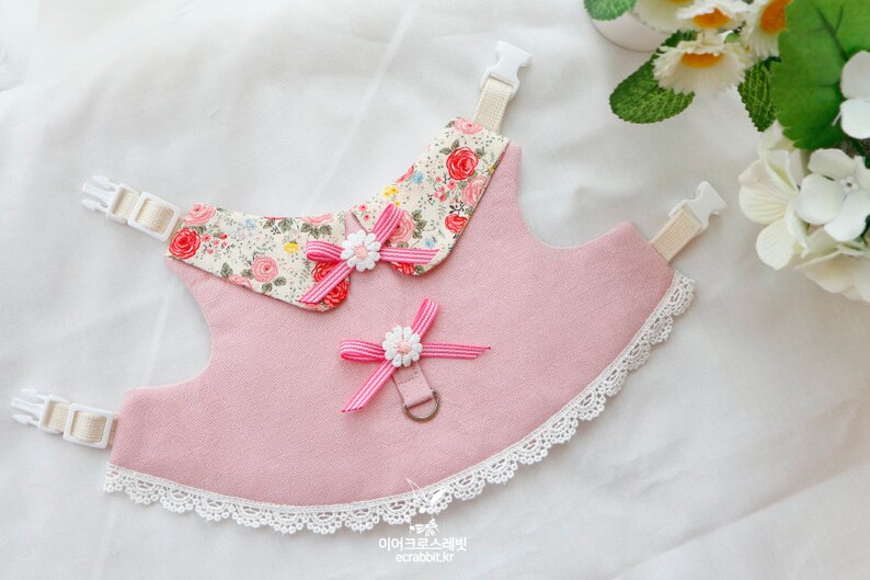 Spring Flower Harness for Only Rabbit (two Ribbon Vest) - Etsy