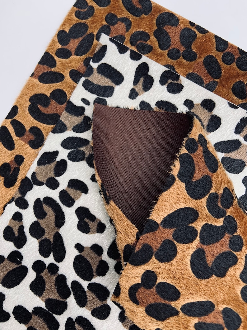 Faux Leather Sheets, Cheetah Print, Fur Fabric, Animal Print, Printed ...