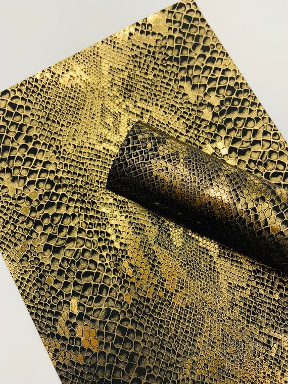 Snake Faux Leather Sheet Snake Print Faux Leather Sheets - Etsy