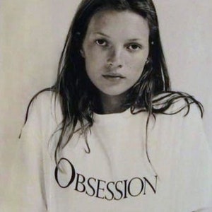 Vintage Inspired 90s Calvin Klein Obsession Kate Moss T-shirt - Etsy