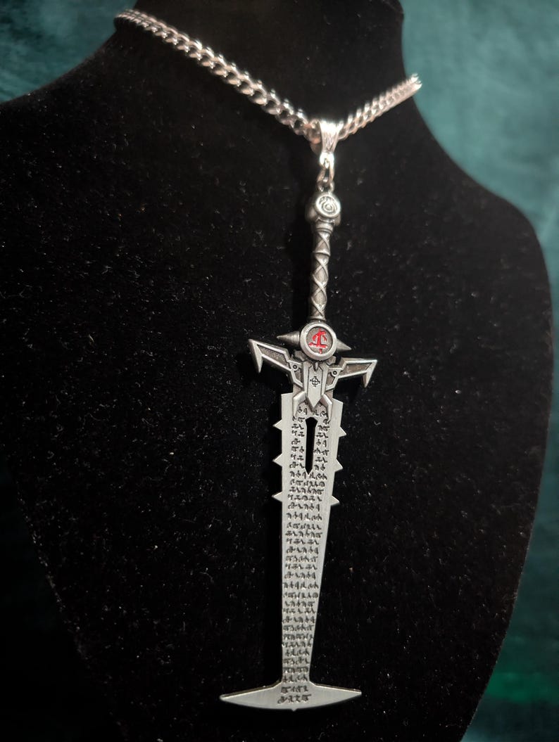 Crucible Sword Necklace: DOOM Eternal Inspired, Doom Guy - Etsy