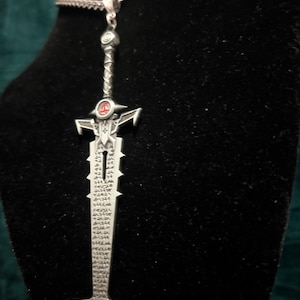 Crucible Sword Necklace: DOOM Eternal Inspired, Doom Guy - Etsy