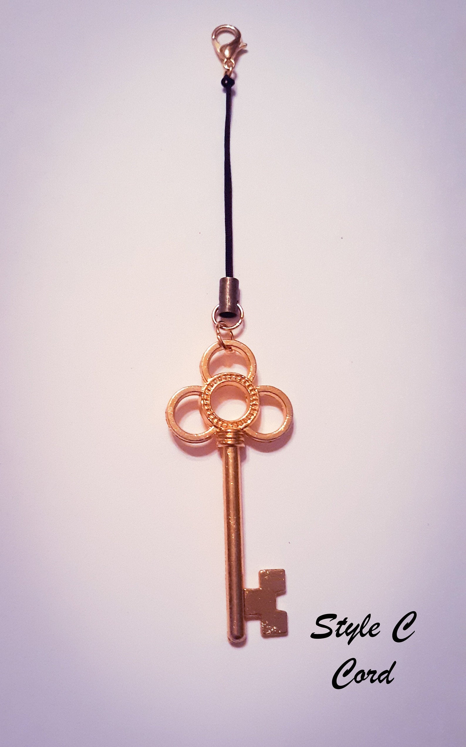 Gold Skeleton Key Keychains-antique Key Charm-metaphysical Symbol-pagan ...