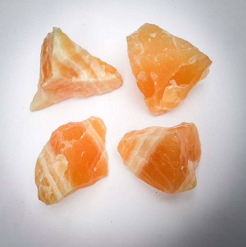 Orange Calcite Crystal-orange Raw Stone-rough Natural Calcite - Etsy