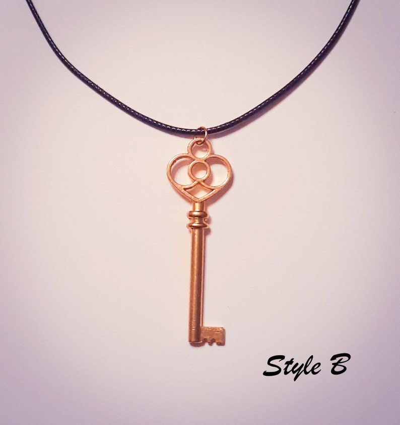 Gold Antique Skeleton Key Necklaces-ritual Key Charm-metaphysical ...