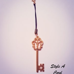 Gold Skeleton Key Keychains-antique Key Charm-metaphysical Symbol-pagan ...