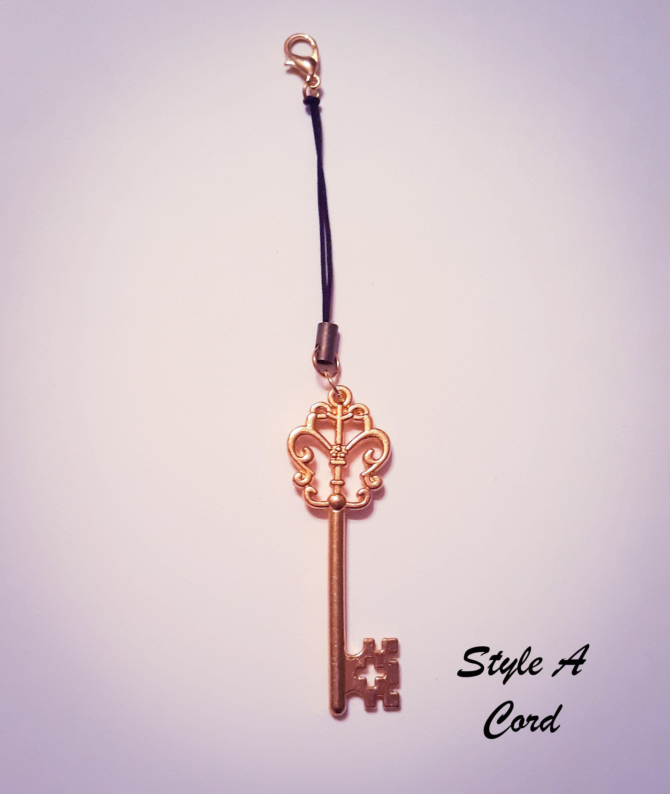 Gold Skeleton Key Keychains-antique Key Charm-metaphysical Symbol-pagan ...