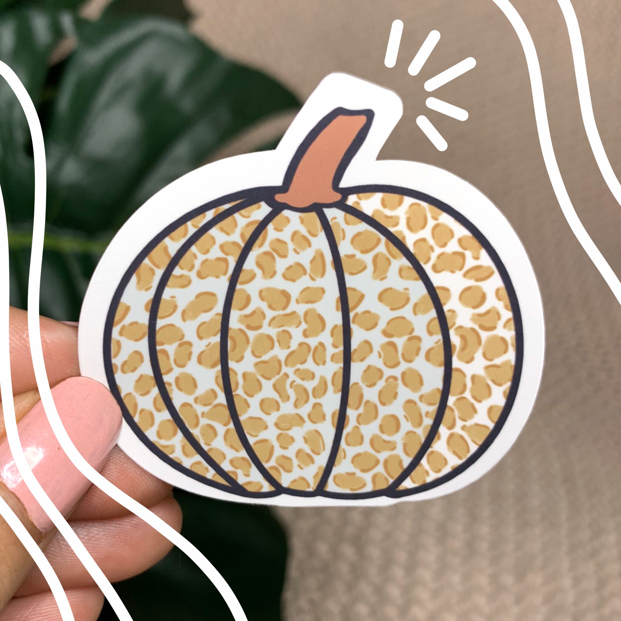 Cheetah Pumpkin Leopard Print Animal Print Fall - Etsy