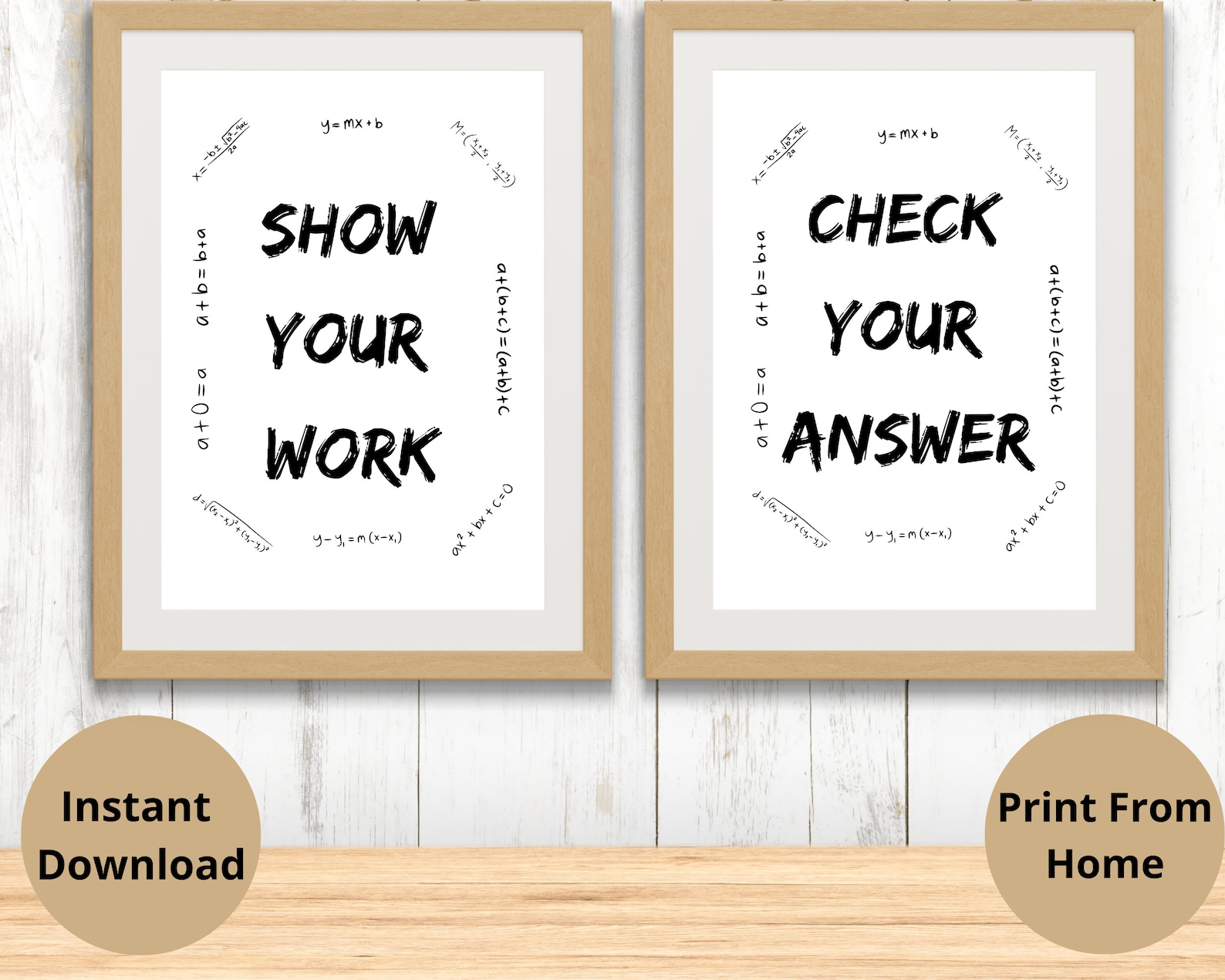 Show Your Work Poster Show Your Work Sign Printable - Etsy