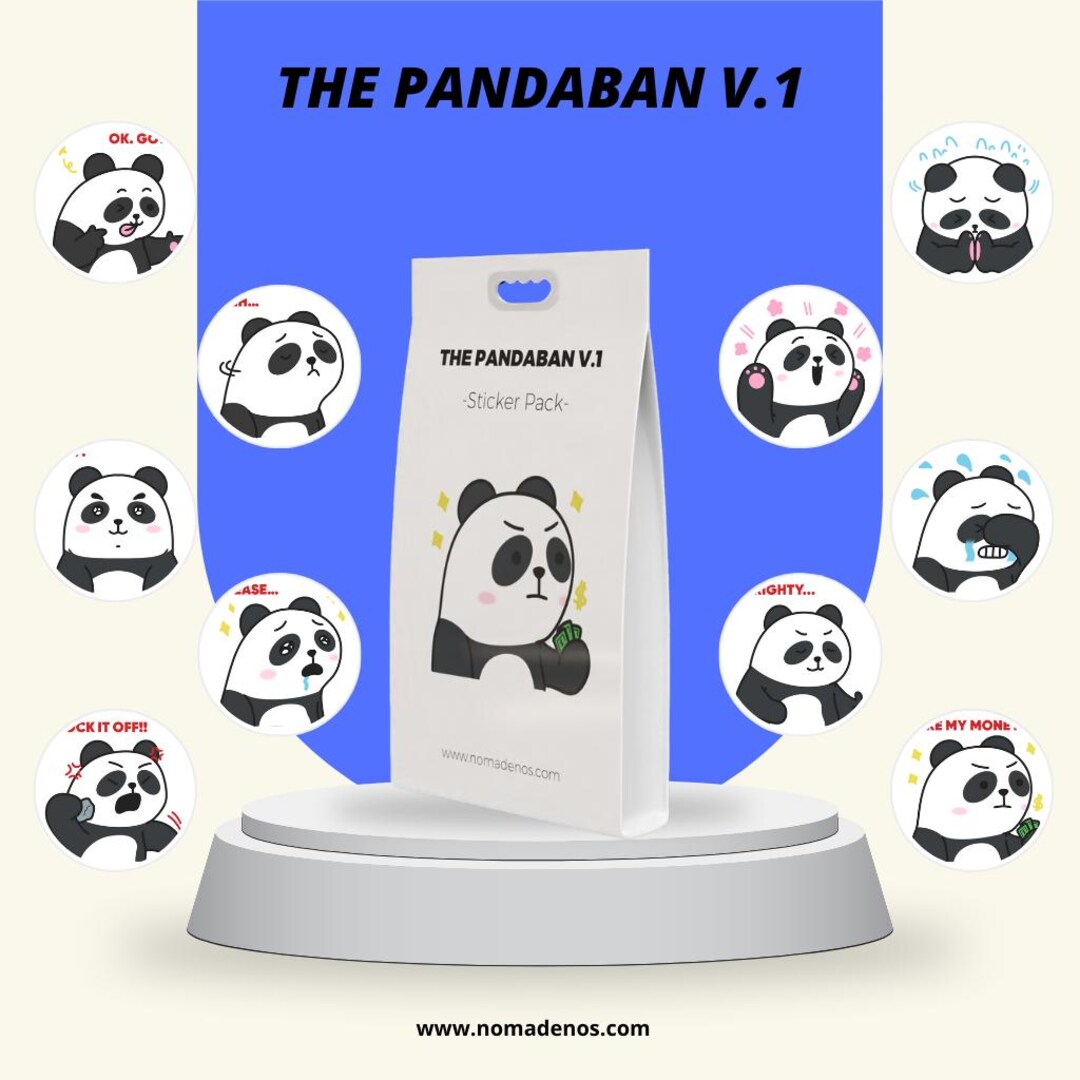 The Pandaban Sticker Pack V.1 - Etsy