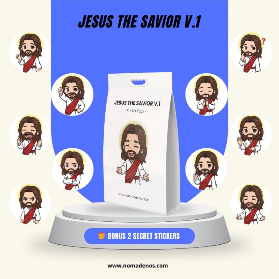 Jesus the Savior Sticker Pack V.1 - Etsy
