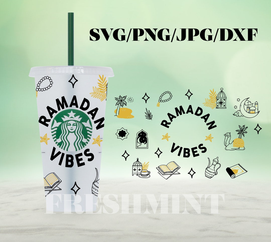 Ramadan Starbucks Wrap Svg, Ramadan Starbucks Wrap Cold Venti 24oz ...