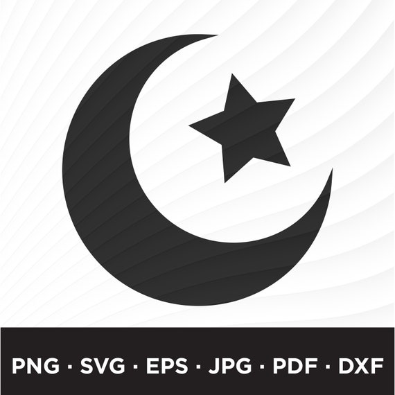 Crescent Moon Svg Ramadan Eid Islamic SVG Ramadan Mubarak | Etsy