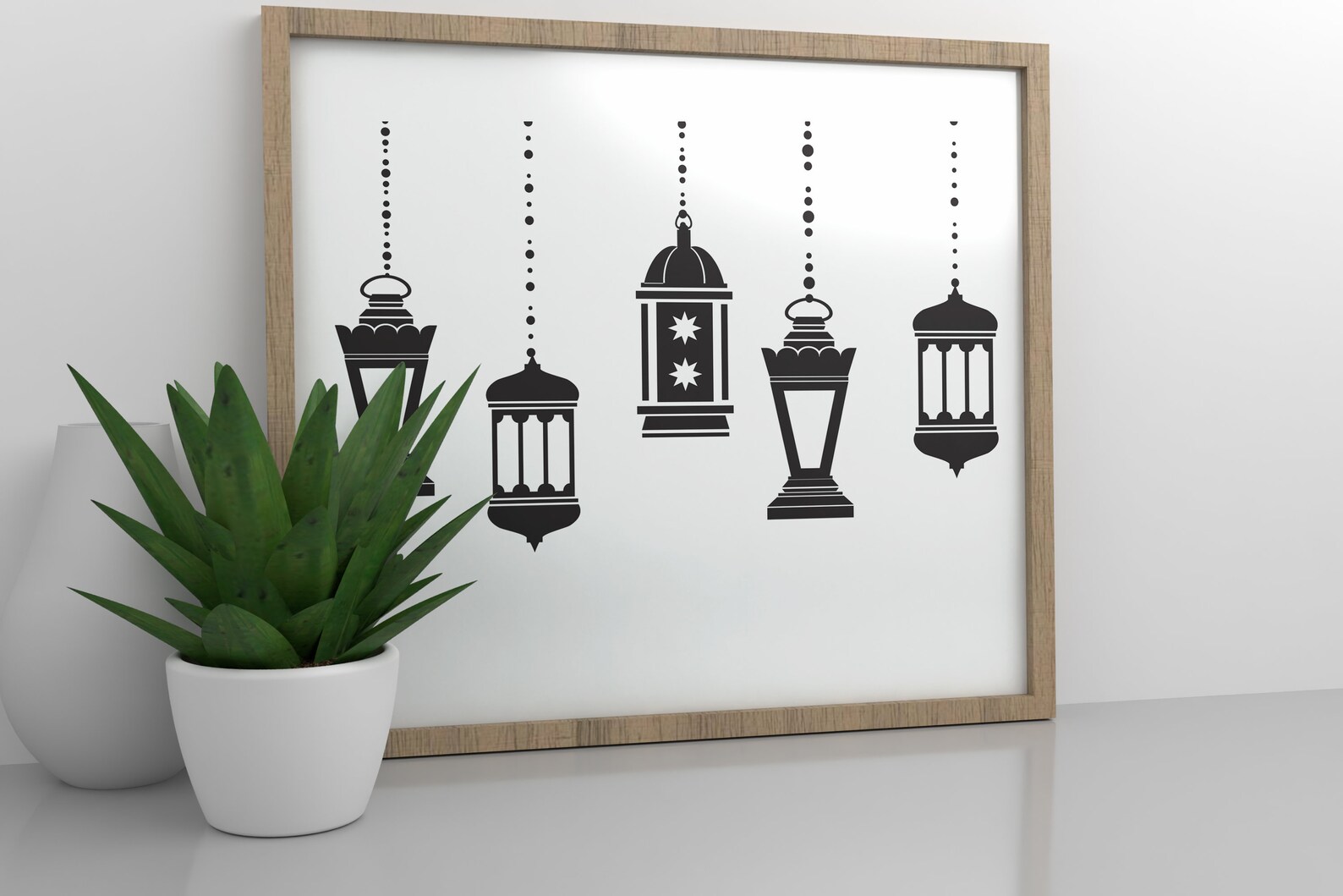 Ramadan Eid Lanterns Svg Islamic Cut Files Eid Mubarak SVG | Etsy