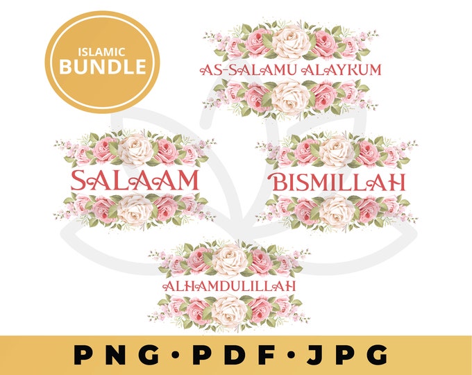 Islamic Quotes Bundle, Muslim Png, Islamic Svg, Islamic PNG, Islam ...