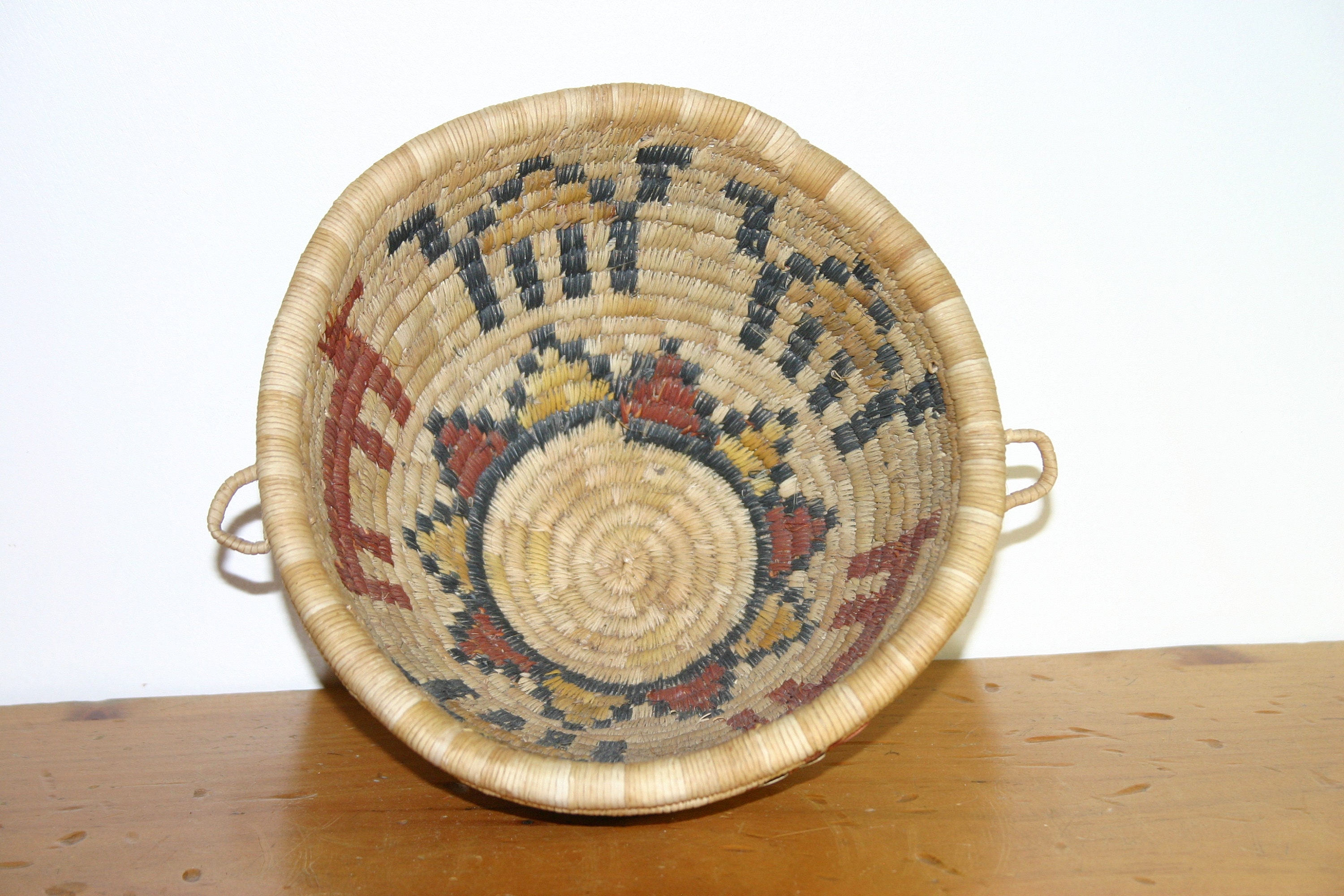 Hopi Coiled Basketry Bowl Vintage Excellent Condition Figural - Etsy