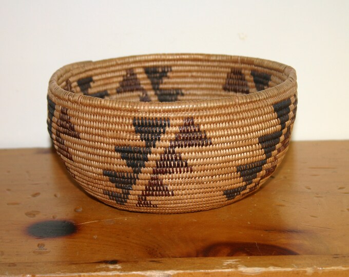 Maidu Native American Basket Polychrome C. 1900 - Etsy