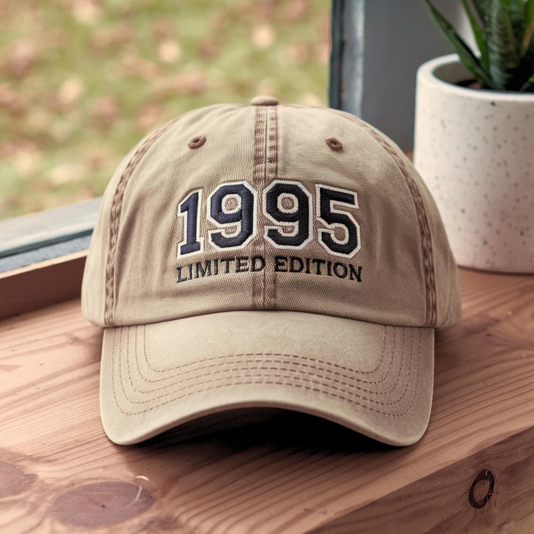 Embroidered Custom Year Embroidered Hat, Personalized 30th Birthday ...