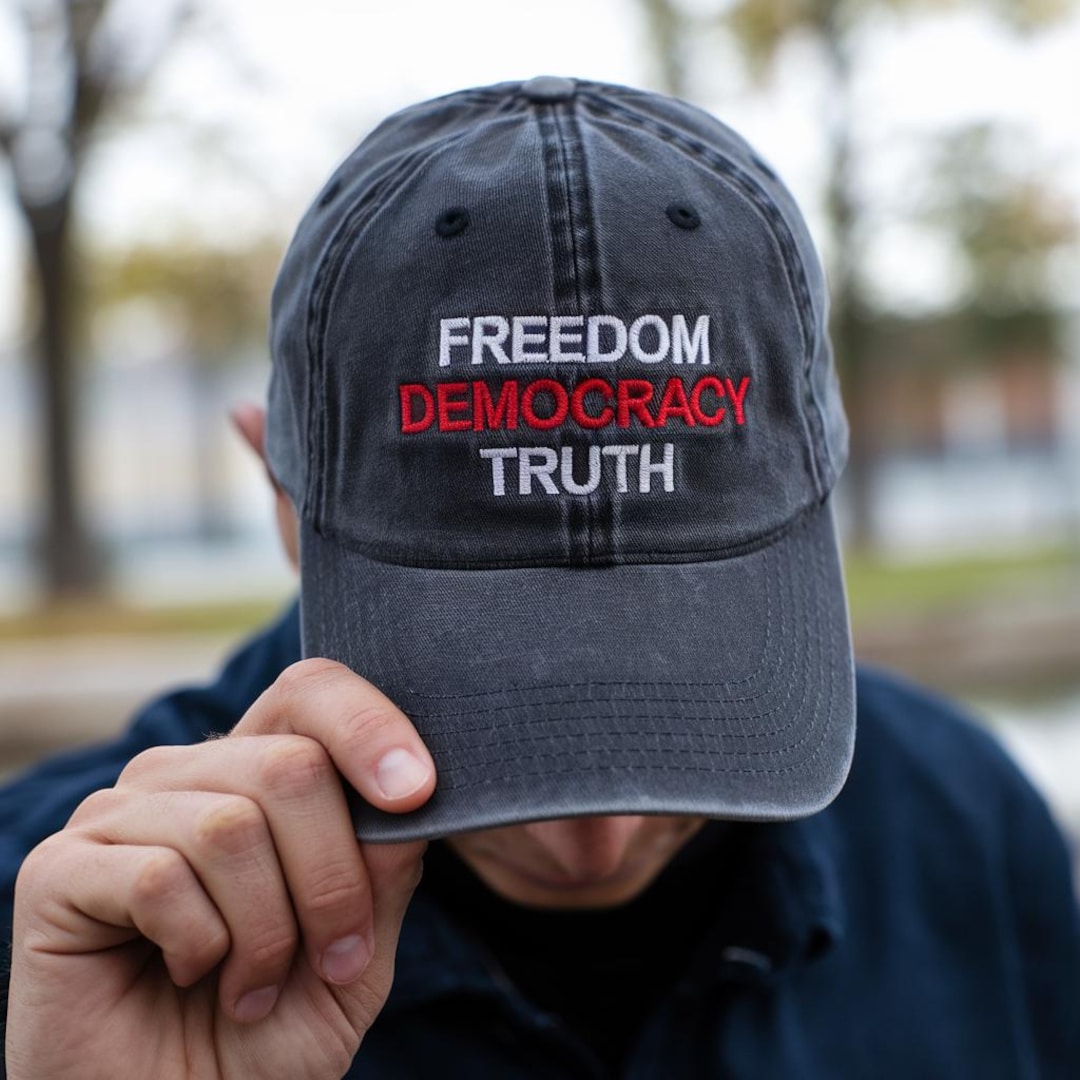 Embroidered Freedom Democracy Truth Hat: Political Gift - Etsy