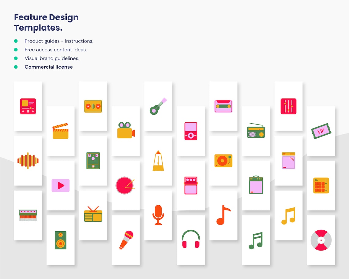 Instagram Highlight Covers for Music, Canva Instagram Story Highlight ...
