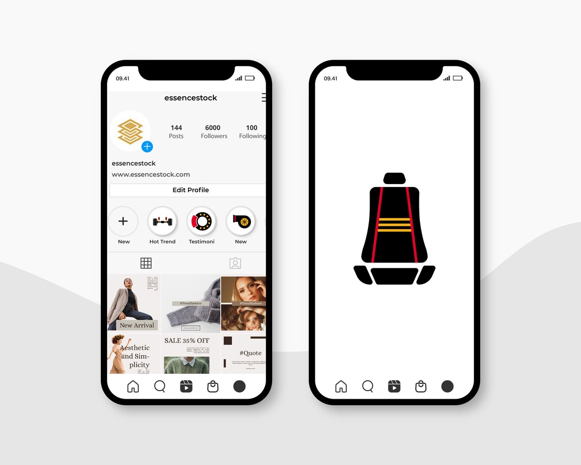 Instagram Highlight Covers for Automotive, Canva Instagram Story ...