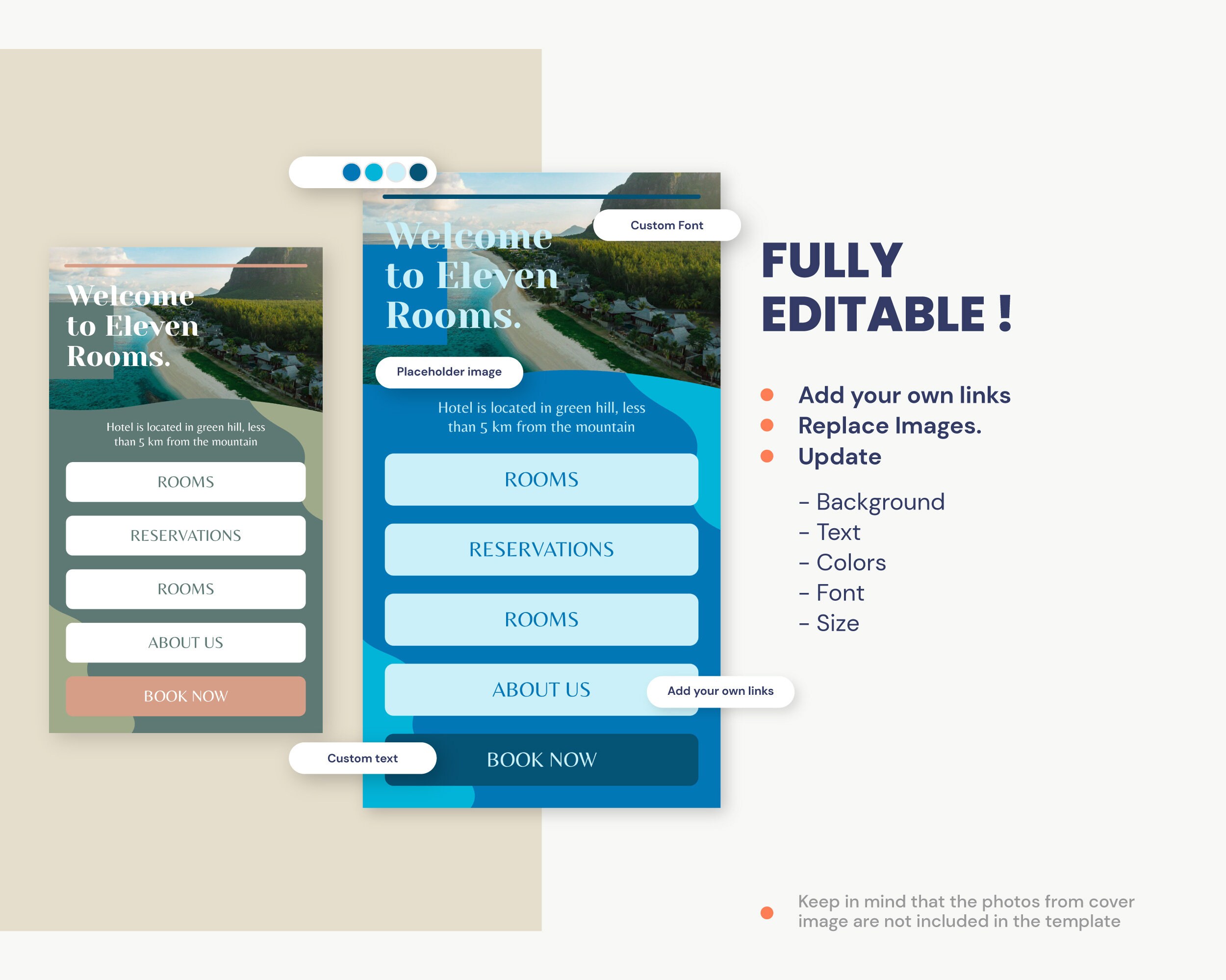 5+ Bio Link Template Agave, Canva Mini Website Template for Social ...