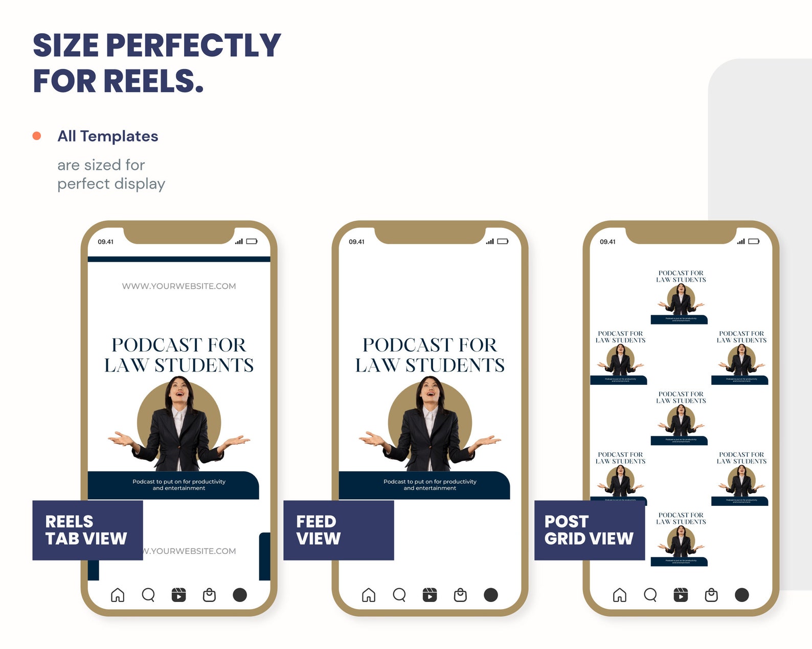 LAWYER INSTAGRAM REELS + Covers, Instagram Video Engagement Template ...