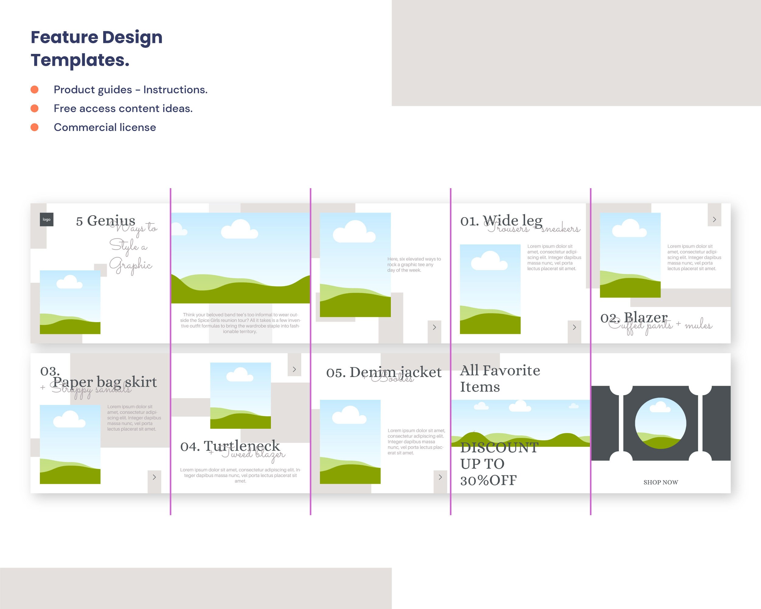 10+ Instagram Carousel Mono 1.1, Aesthetic Canva Carousel Template for ...