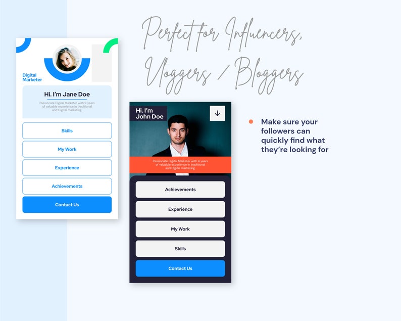 Link in Bio Template — Digitalk, Startup Canva Bio Link, IG Bio ...
