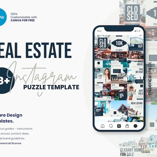 Instagram Puzzle Real Estate - Etsy