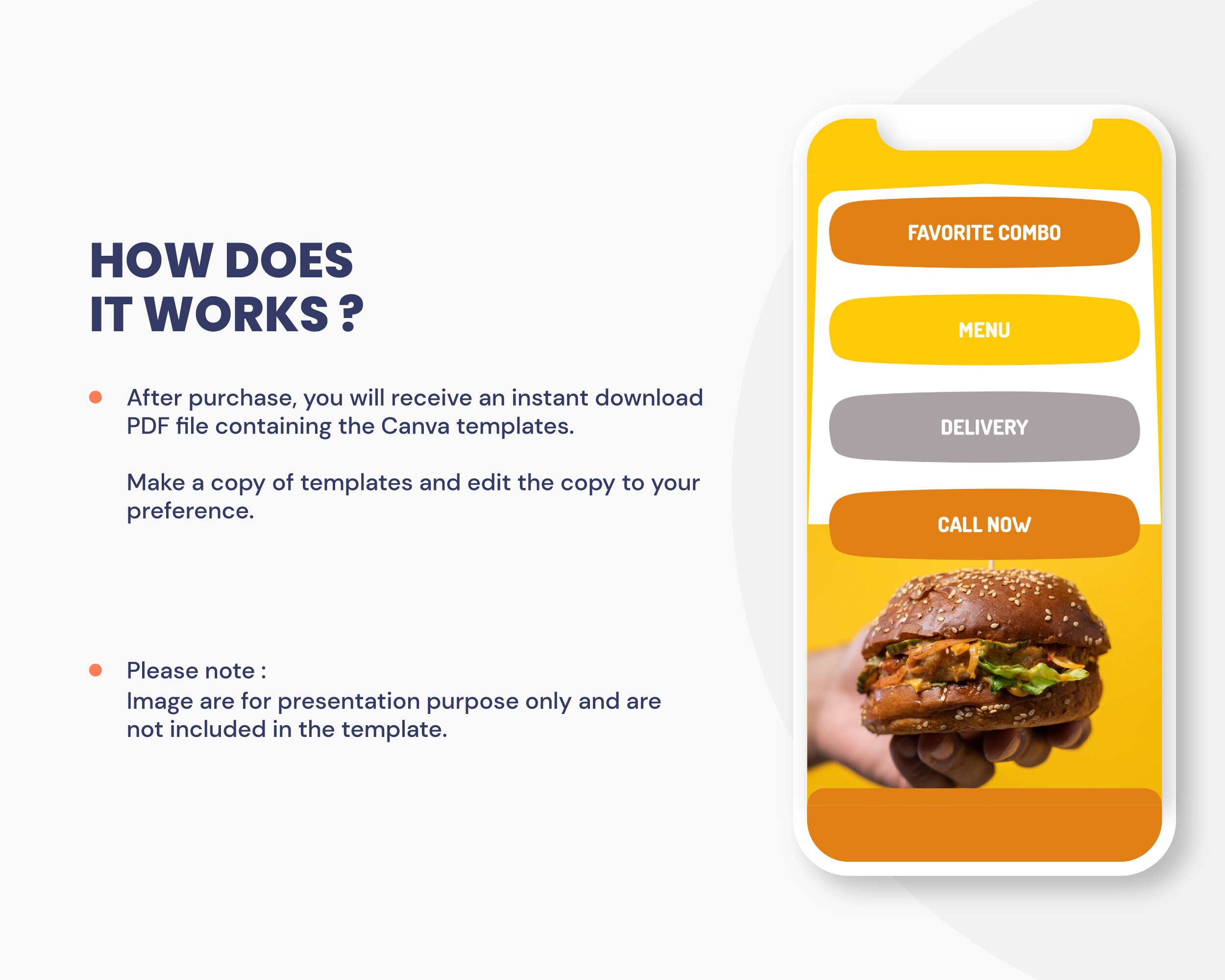 5+ Bio Link Template Yummy, Canva Template for Social Media Food Brands ...